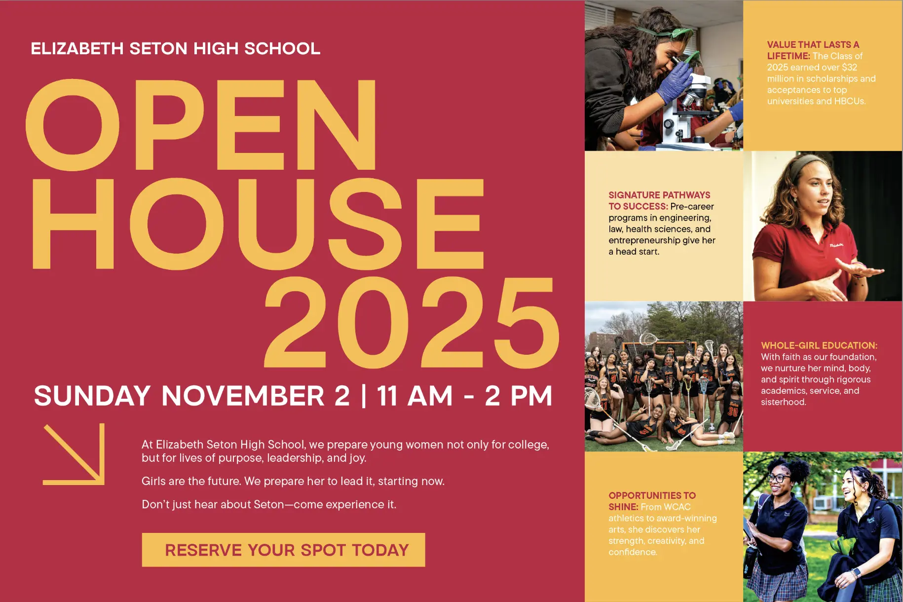 Home | Elizabeth Seton High School | Bladensburg, MD